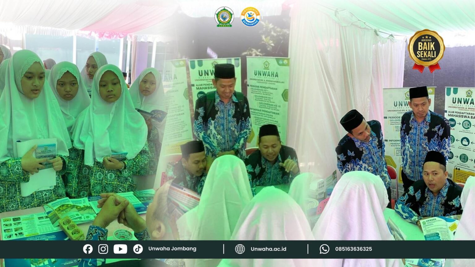Tim PMB Unwaha Jombang Warnai Expo Campus 2026 MA Tahfidh Putri Yanbu ...